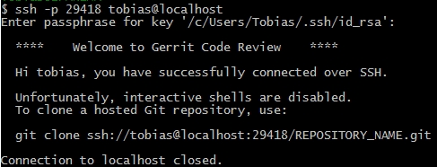 Cómo instalar y configurar claves SSH en Gerrit para Windows | Preguntas | Prime Institute