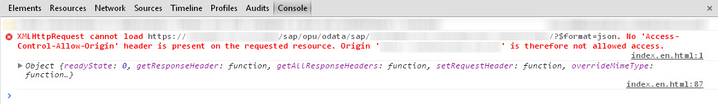 Cómo resolver el problema de Compartir recursos de origen cruzado al consumir un servicio ODATA ...