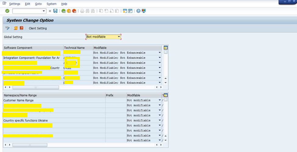 Cómo desbloquear y configurar los tcodes SCC4 y SE06 en SAP | Preguntas | Prime Institute