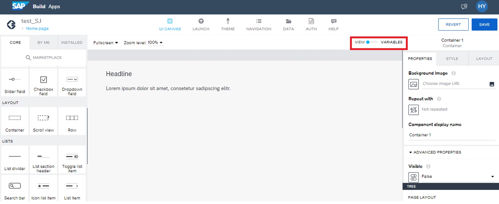 Cómo crear funcionalidad de botón de radio en SAP Build Apps | Preguntas | Prime Institute